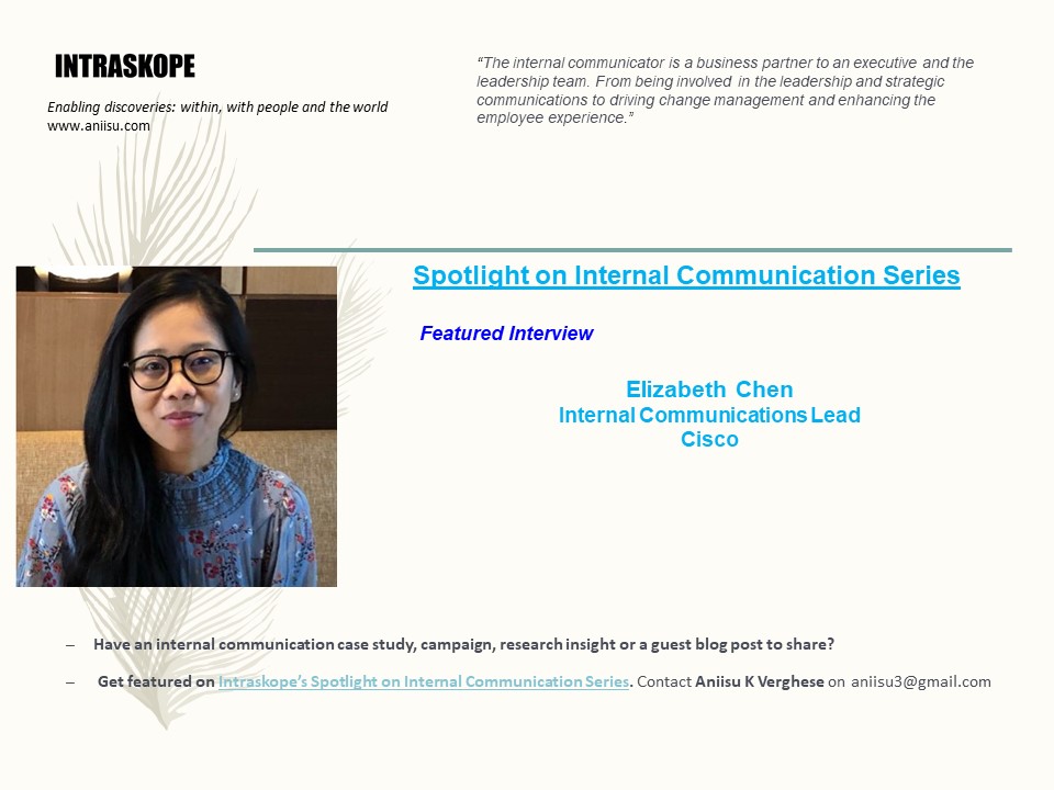 Video Interview | Elizabeth Chen | How Internal Communicators Can Be ...