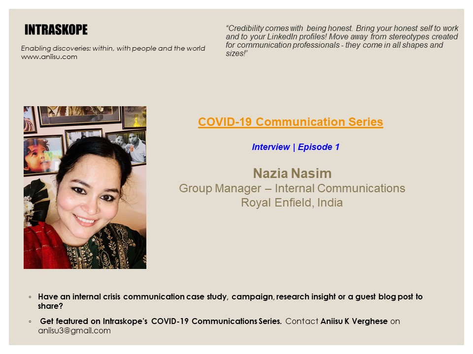 Internal Crisis Communications Series | Episode 1 | Nazia Nasim ...