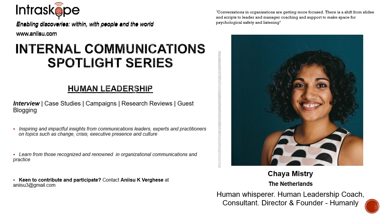 Spotlight On Human Leadership | Edition #29 | Chaya Mistry | Human ...